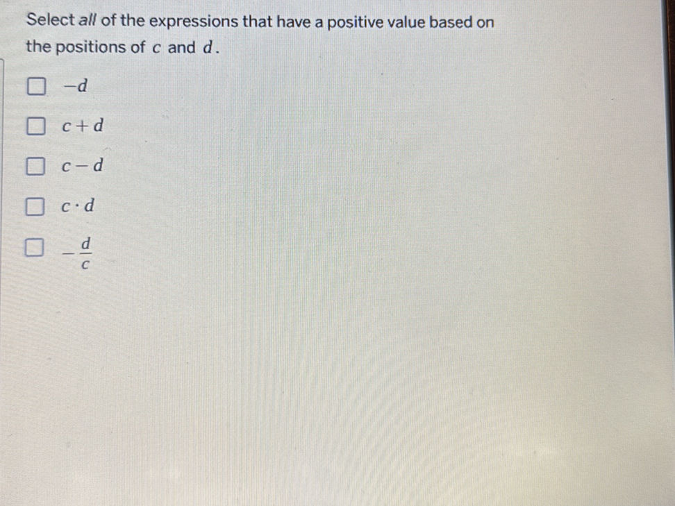Select all of the expressions that have a | StudyX