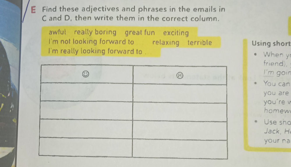 Find these adjectives and phrases in the | StudyX