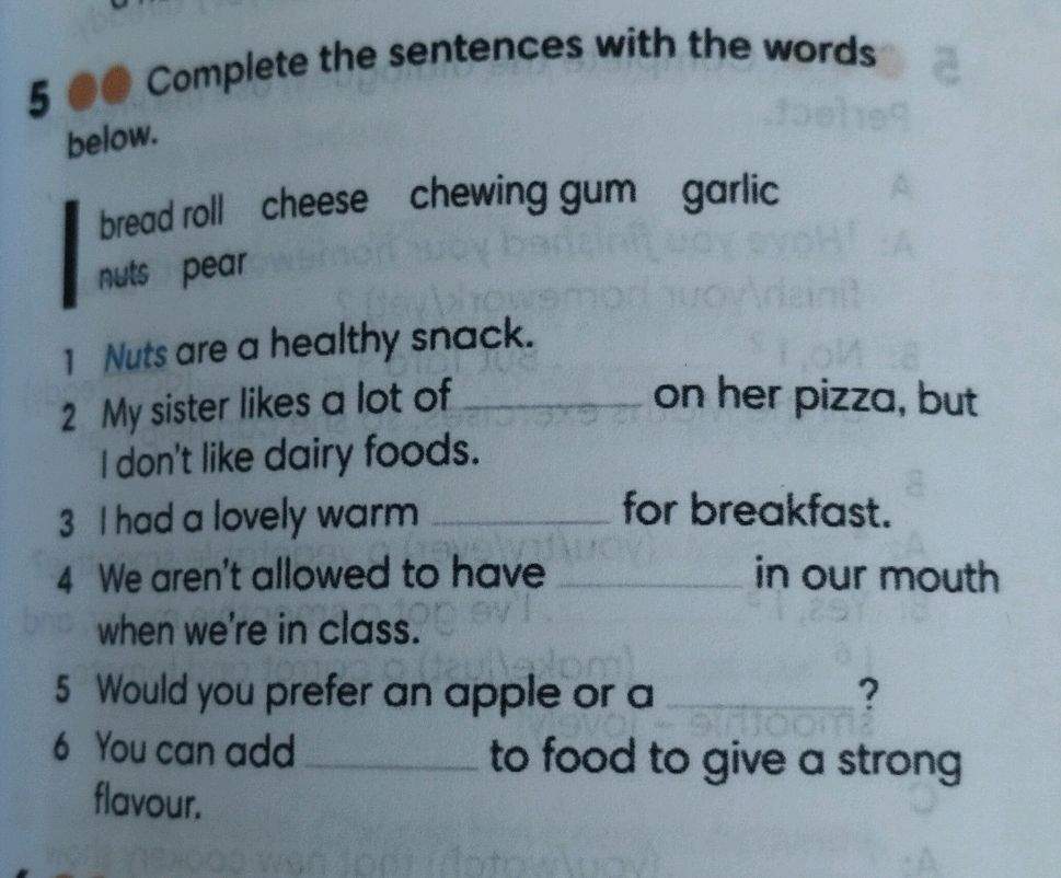 Complete the sentences with the words below. | StudyX