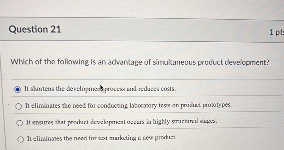 Question 21 Which of the following is an | StudyX