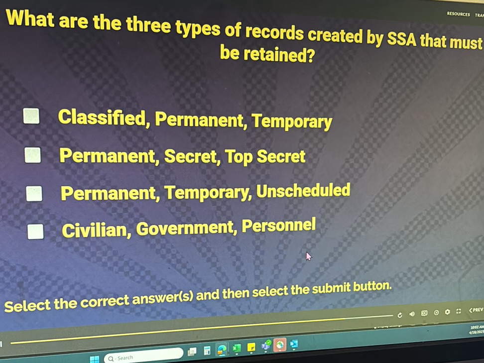 What are the three types of records created | StudyX