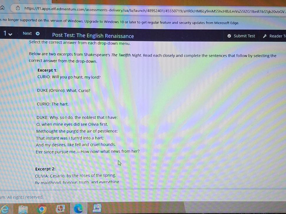 Below are two excerpts from Shakespeare's | StudyX