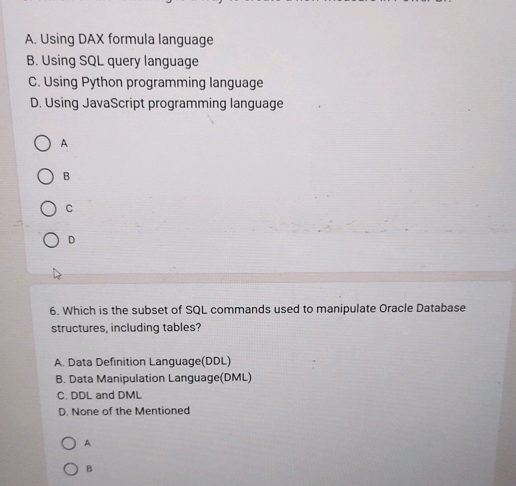 5. Which of the following is a way to create | StudyX