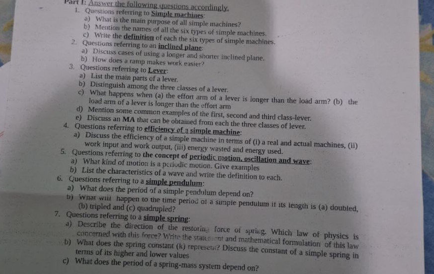Part 1: Answer the following questions | StudyX