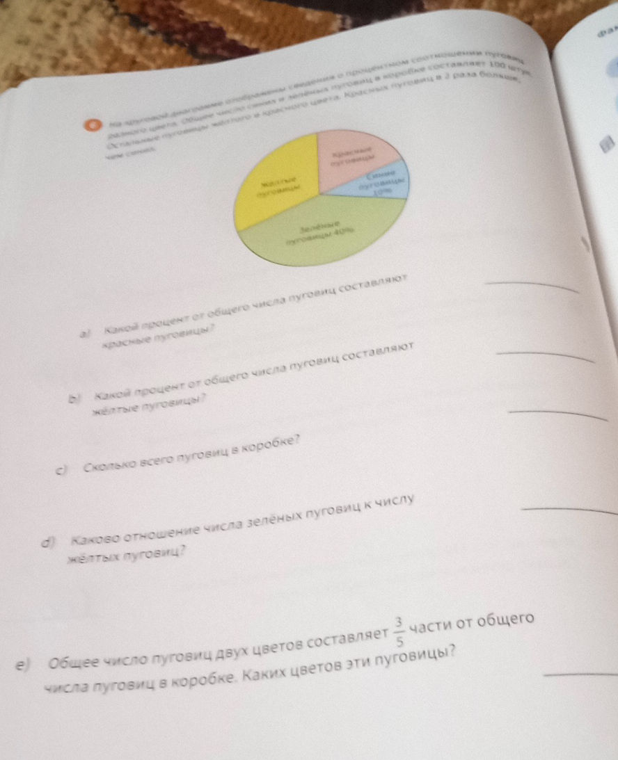 The pie chart shows the percentage of | StudyX