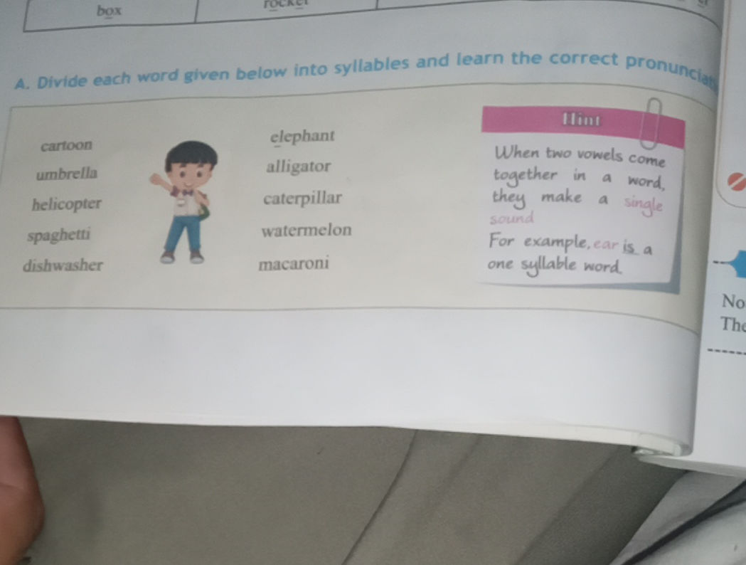 A. Divide each word given below into | StudyX