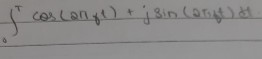 Integral of complex exponential function | StudyX