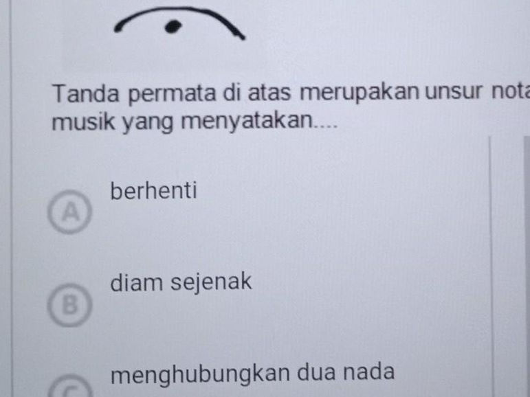 Tanda permata di atas merupakan unsur nota | StudyX