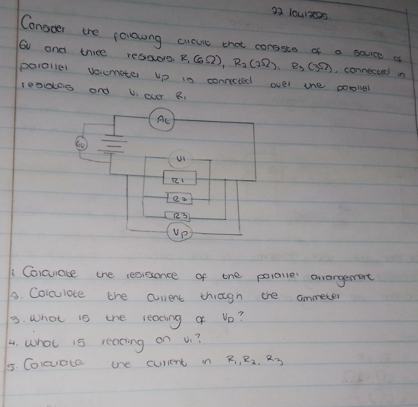 Consider the following circuit that consists | StudyX