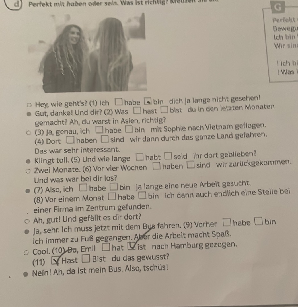 Perfekt mit haben oder sein. Was ist | StudyX