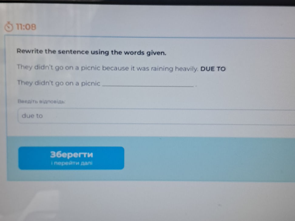 Rewrite the sentence using the words given. | StudyX