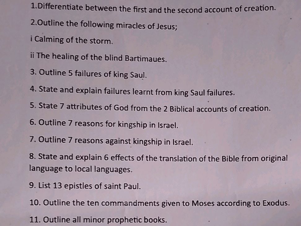 1. Differentiate between the first and the | StudyX