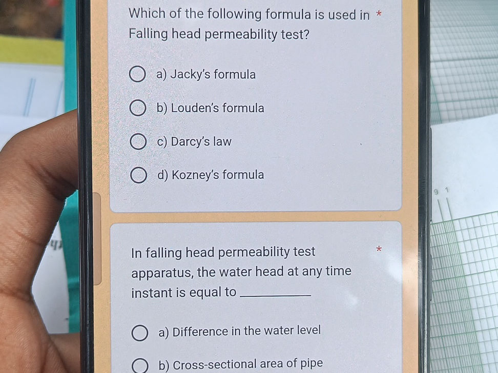 Which of the following formula is used in * | StudyX