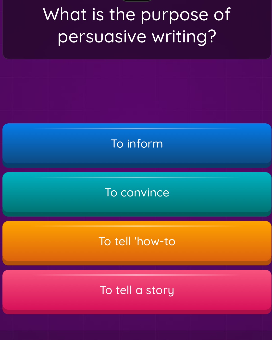 What is the purpose of persuasive writing? | StudyX