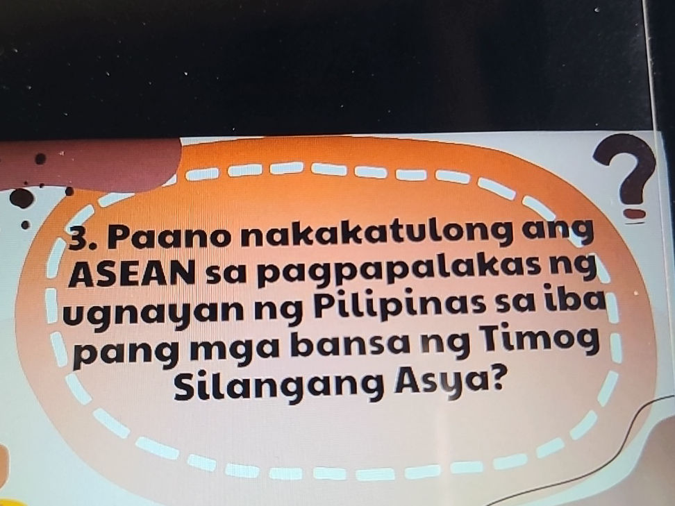 3. Paano nakakatulong ang ASEAN sa | StudyX