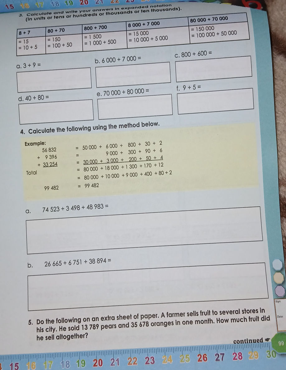 3. Calculate and write your answers in | StudyX