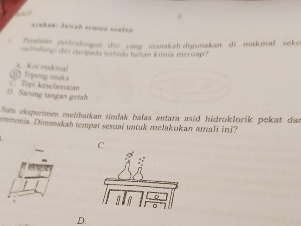Peralatan perlindungan diri yang manakah | StudyX