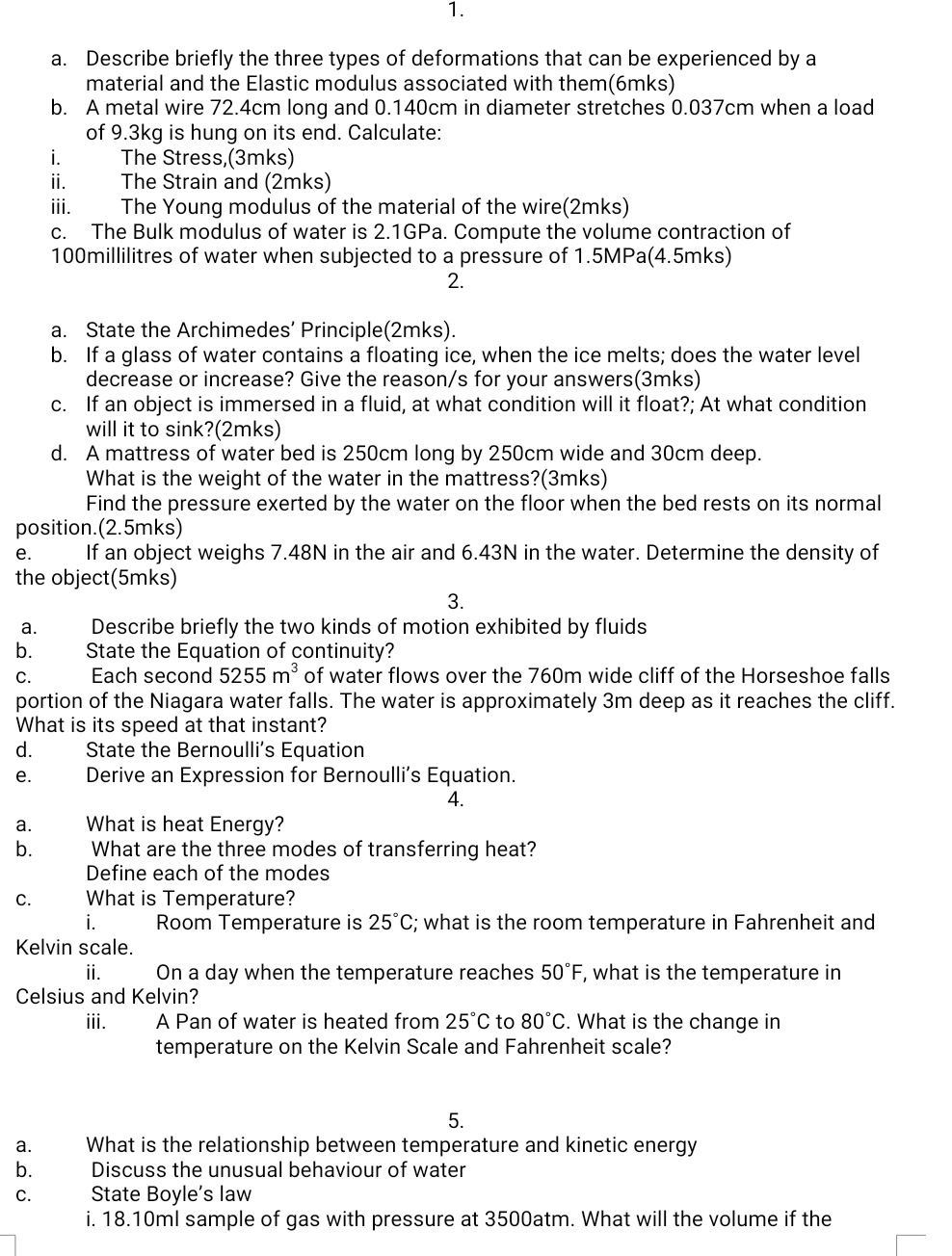 1. a. Describe briefly the three types of | StudyX