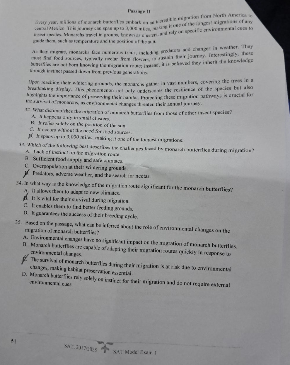 32. What distinguishes the migration of | StudyX