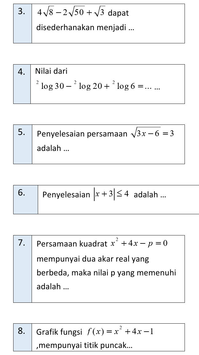 3. $4 sqrt{8} - 2 sqrt{50} + sqrt{3}$ | StudyX