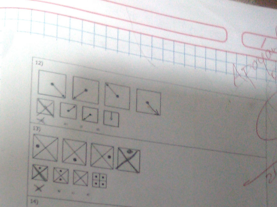 12) * Square with a dot and an arrow | StudyX