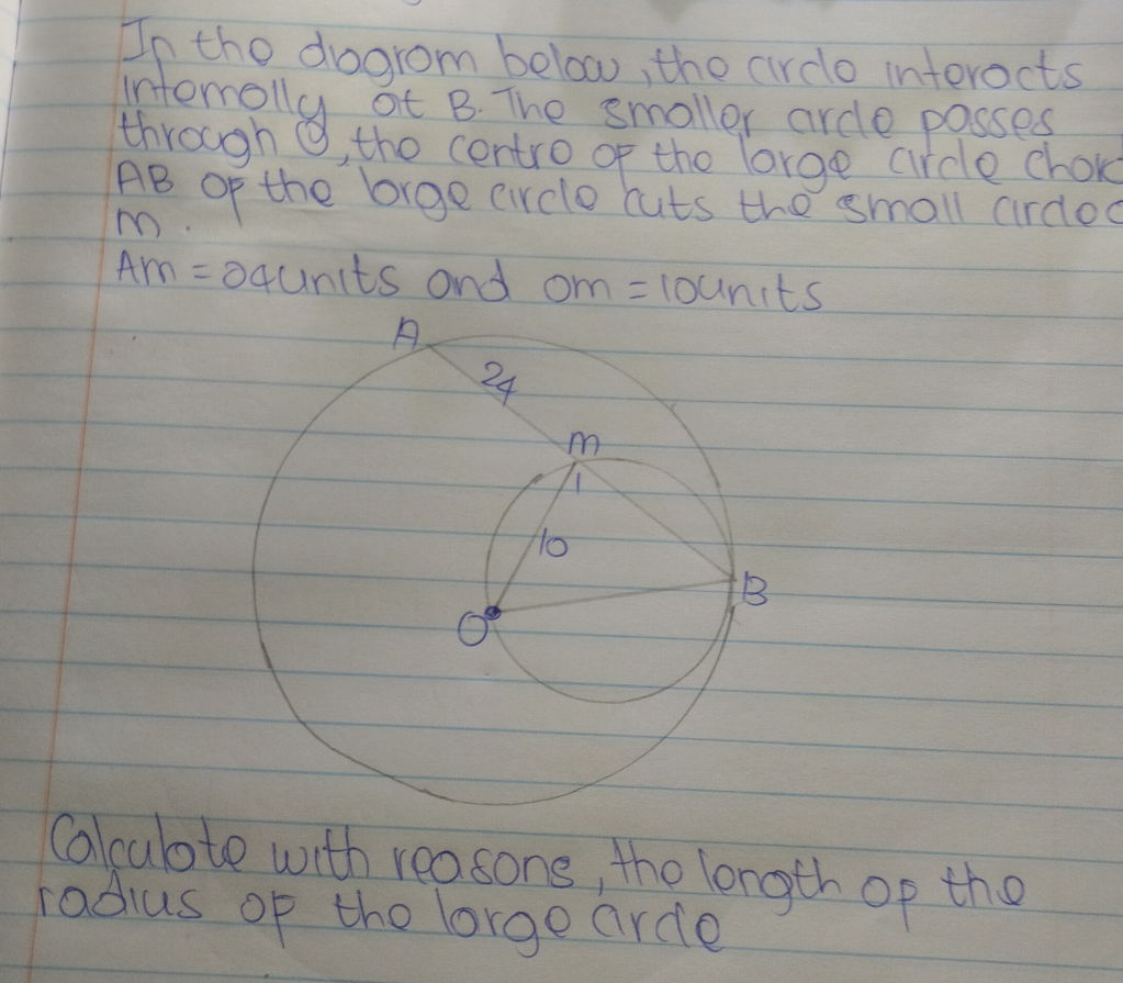 In the diagram below, the circle interacts | StudyX