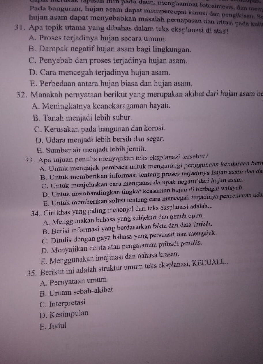 31. Apa topik utama yang dibahas dalam teks | StudyX