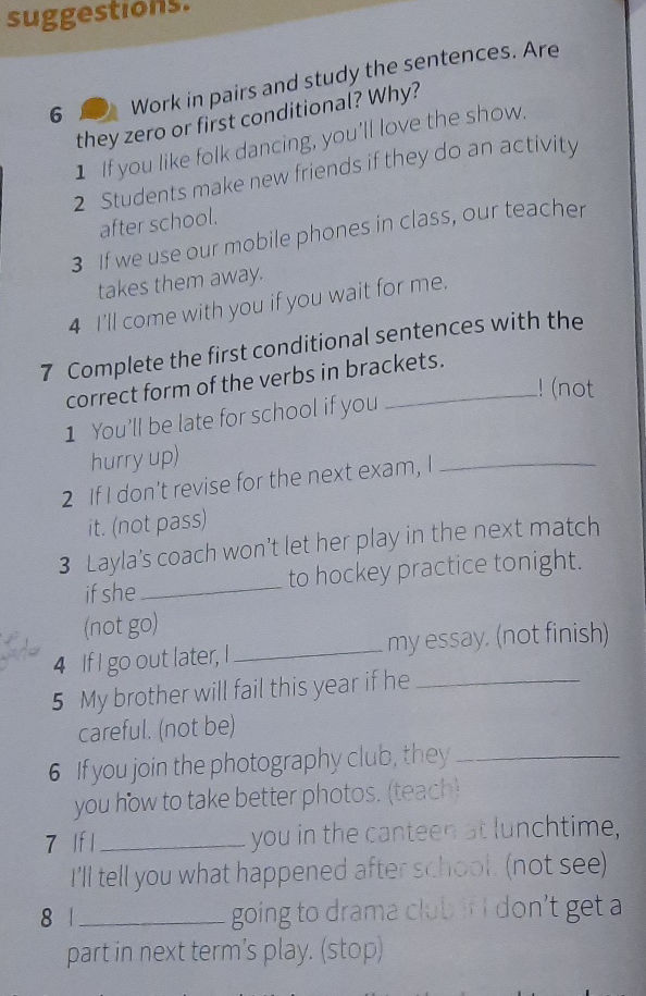 Work in pairs and study the sentences. Are | StudyX