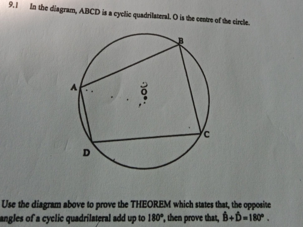 In the diagram, ABCD is a cyclic | StudyX