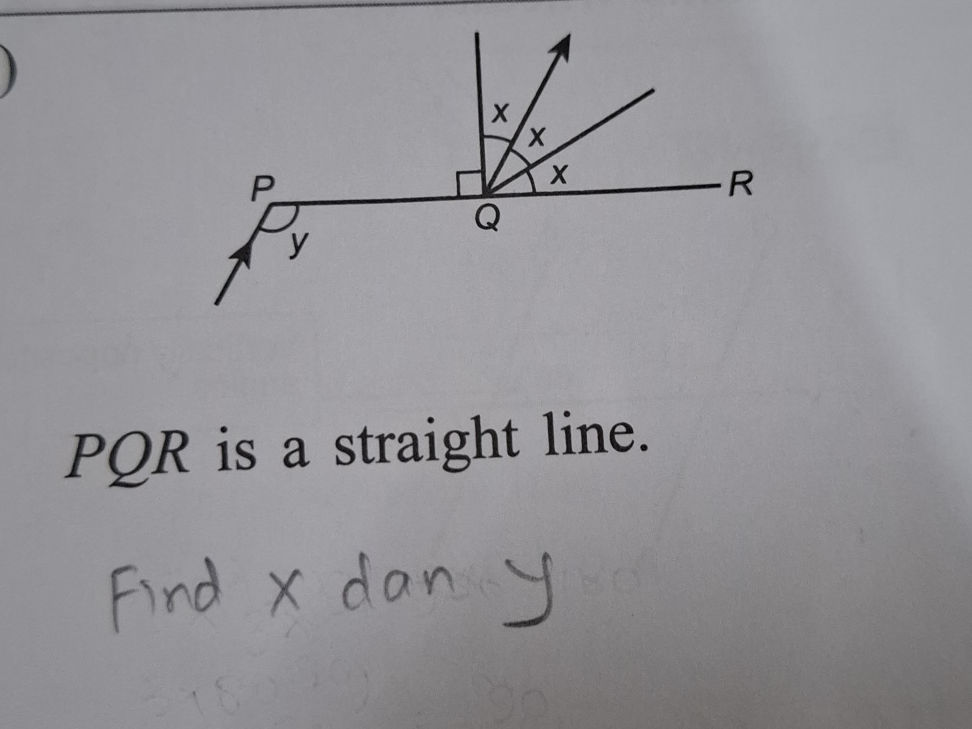 Find x and y in geometry problem | StudyX
