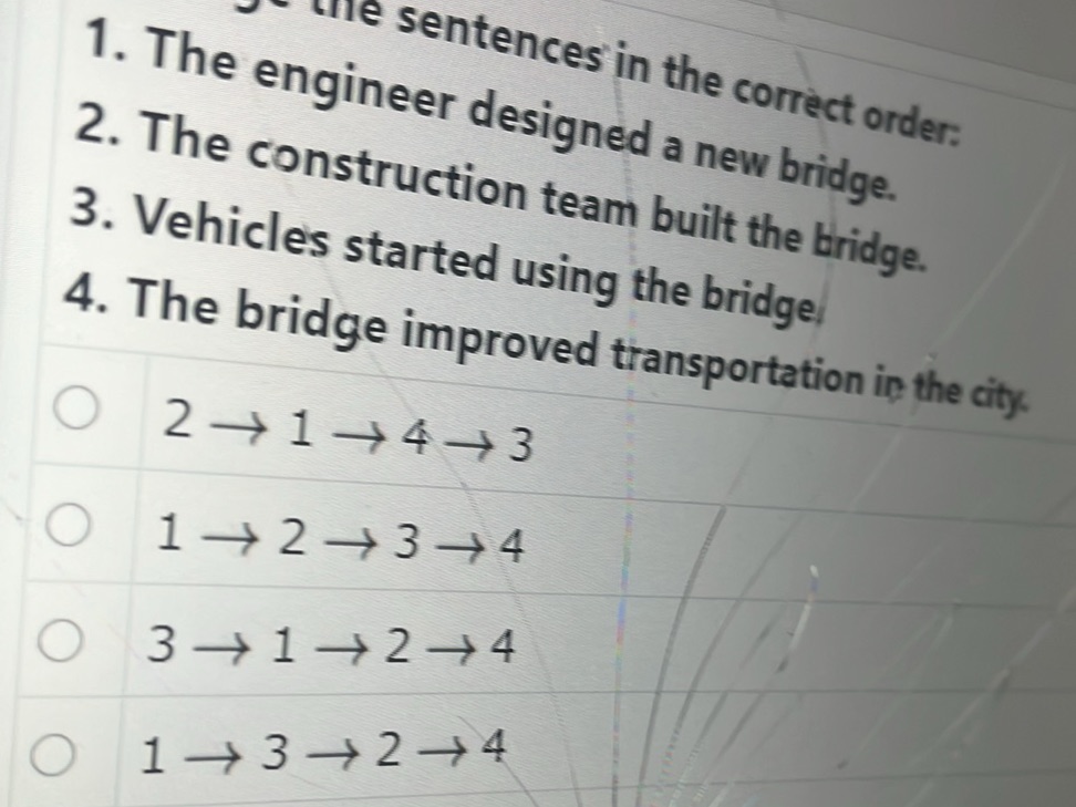 Arrange the sentences in the correct order: | StudyX