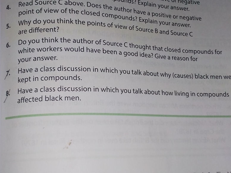 4. Read Source C above. Does the author have | StudyX