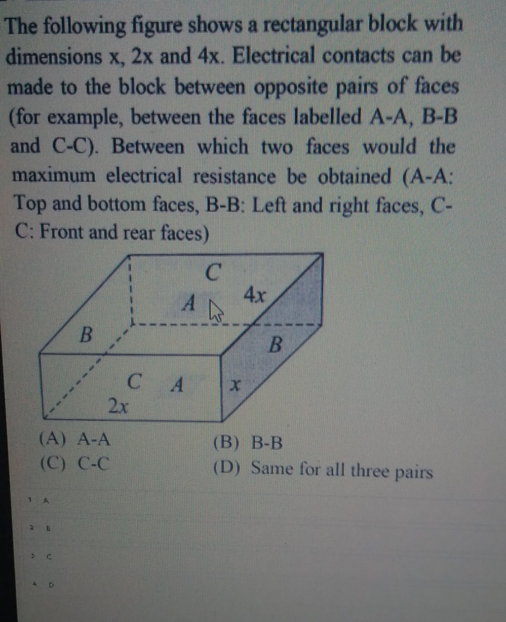 The following figure shows a rectangular | StudyX