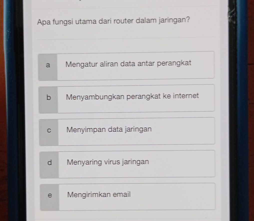 Apa fungsi utama dari router dalam jaringan? | StudyX