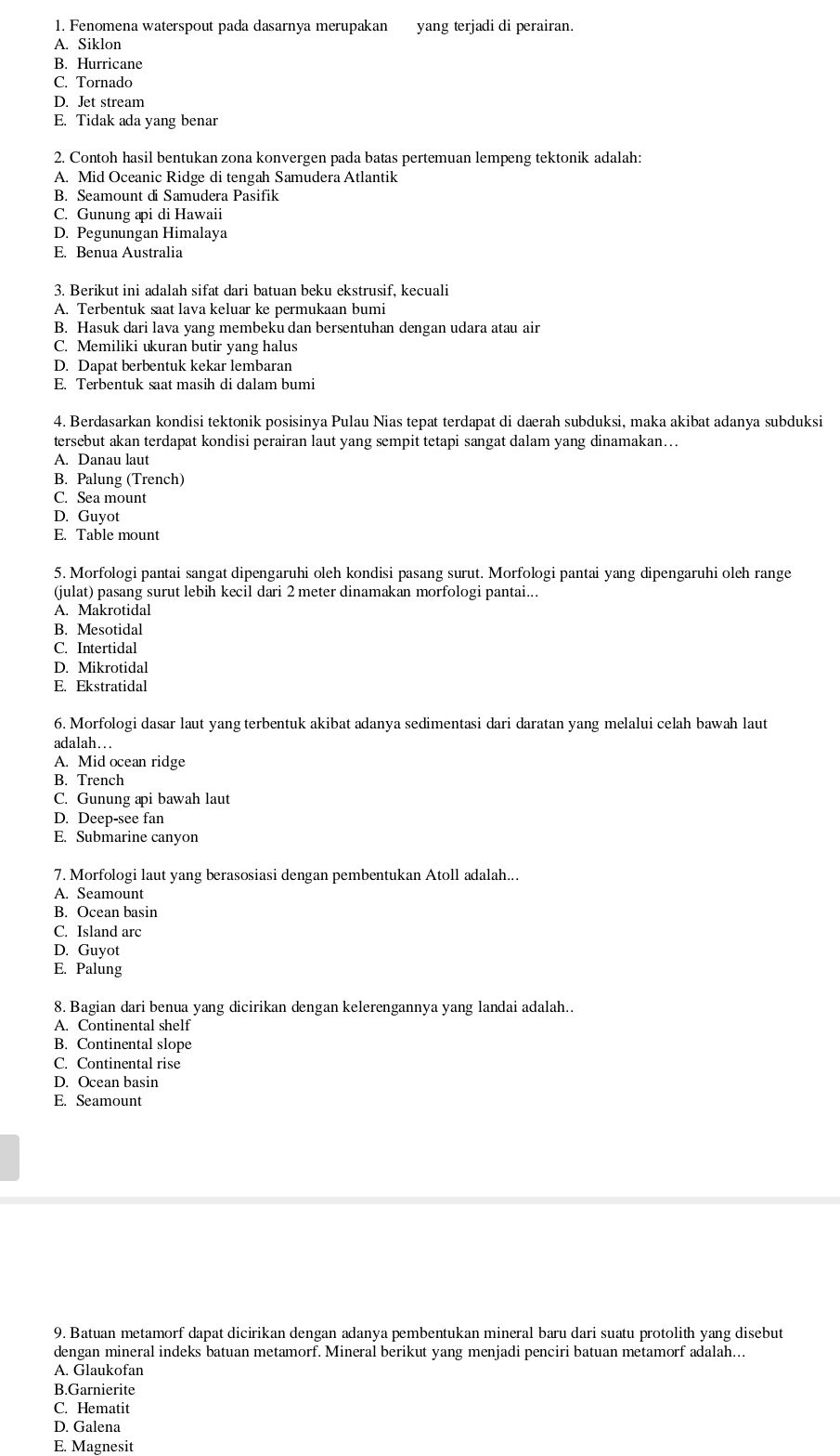 1. Fenomena waterspout pada dasarnya | StudyX