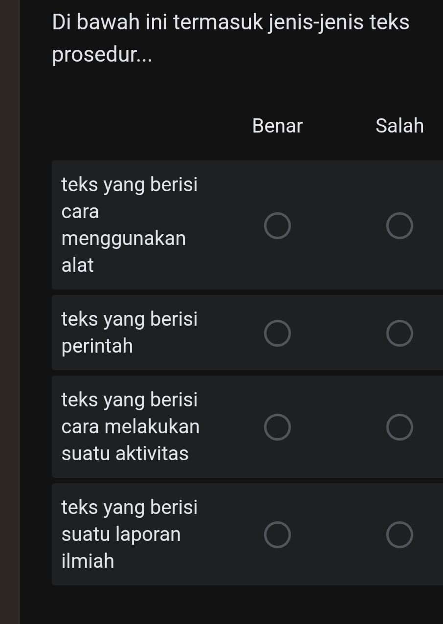 Di bawah ini termasuk jenis-jenis teks | StudyX
