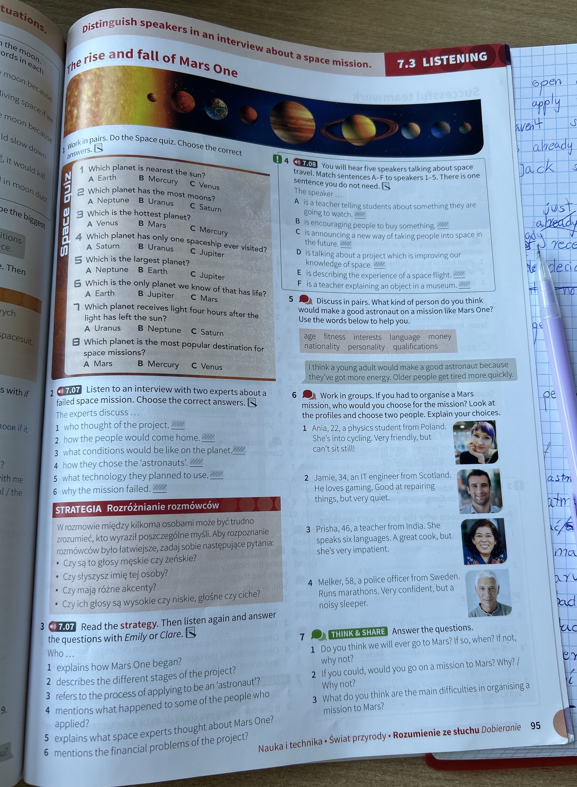 1 Which planet is nearest the sun? A Earth | StudyX