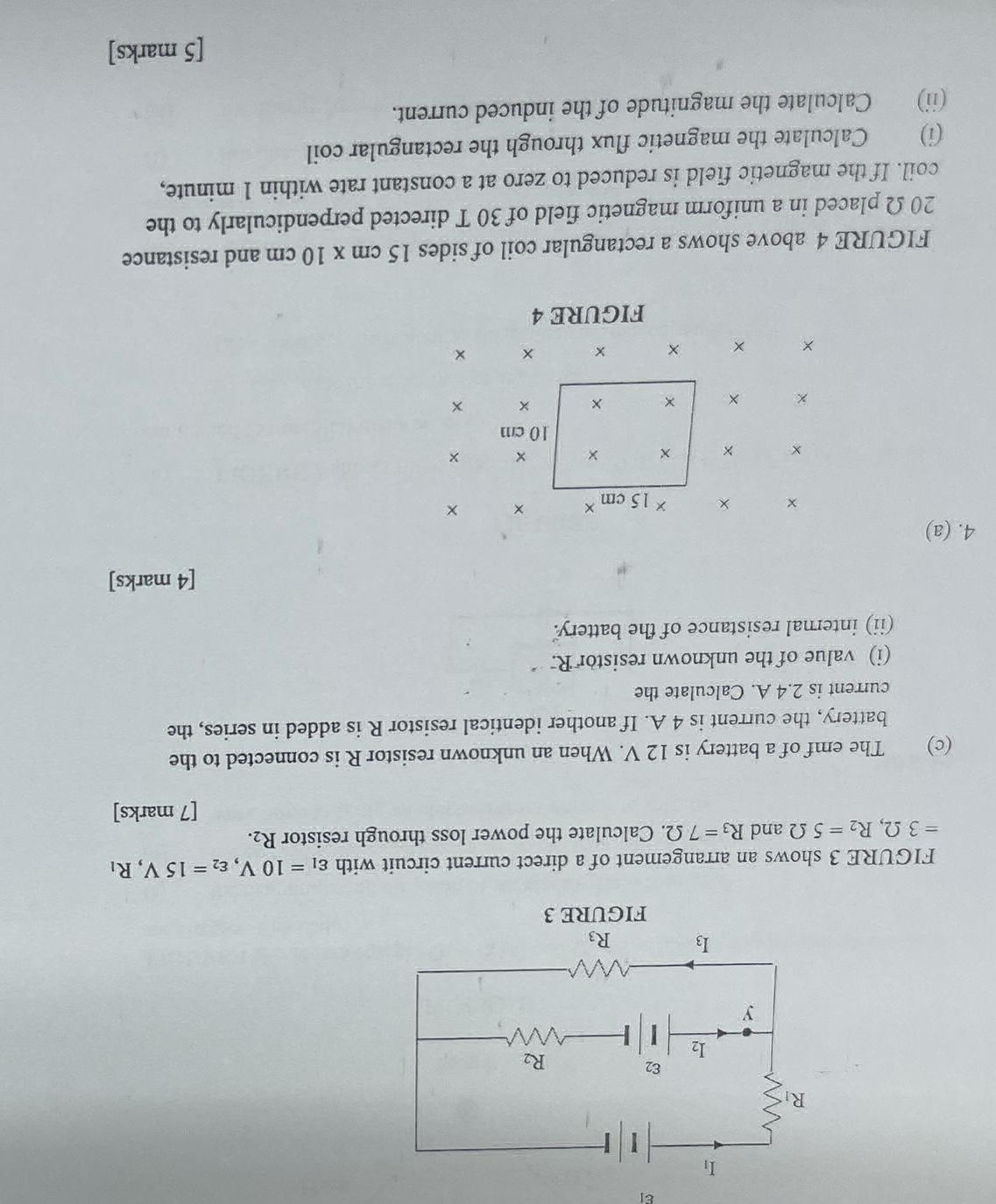 FIGURE 3 shows an arrangement of a direct | StudyX