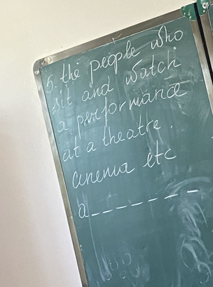 5. the people who sit and watch a | StudyX