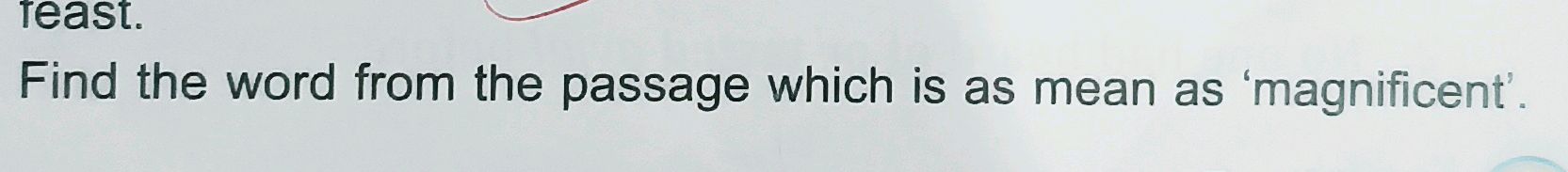Find the word from the passage which is as | StudyX
