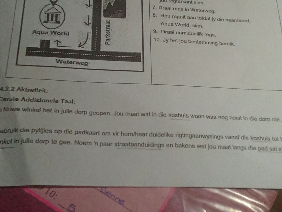 4.2.2 Aktiwiteit: Eerste Addisionele Taal: | StudyX