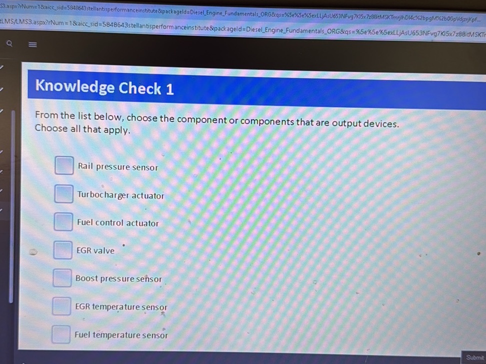 From the list below, choose the component or | StudyX