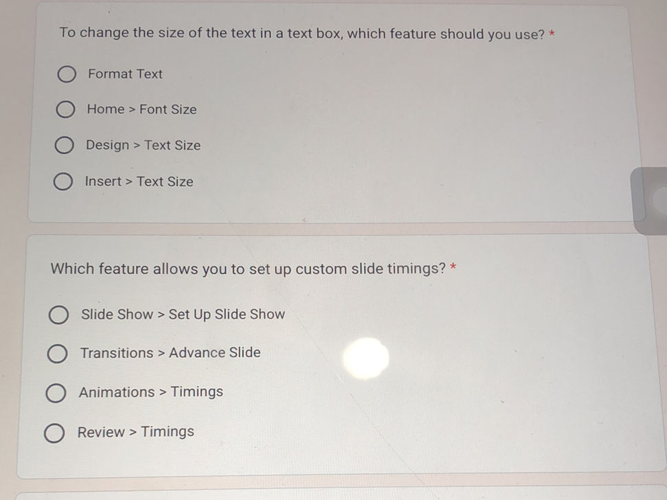 To change the size of the text in a text | StudyX