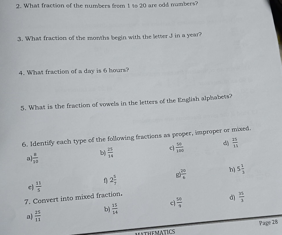 2. What fraction of the numbers from 1 to 20 | StudyX