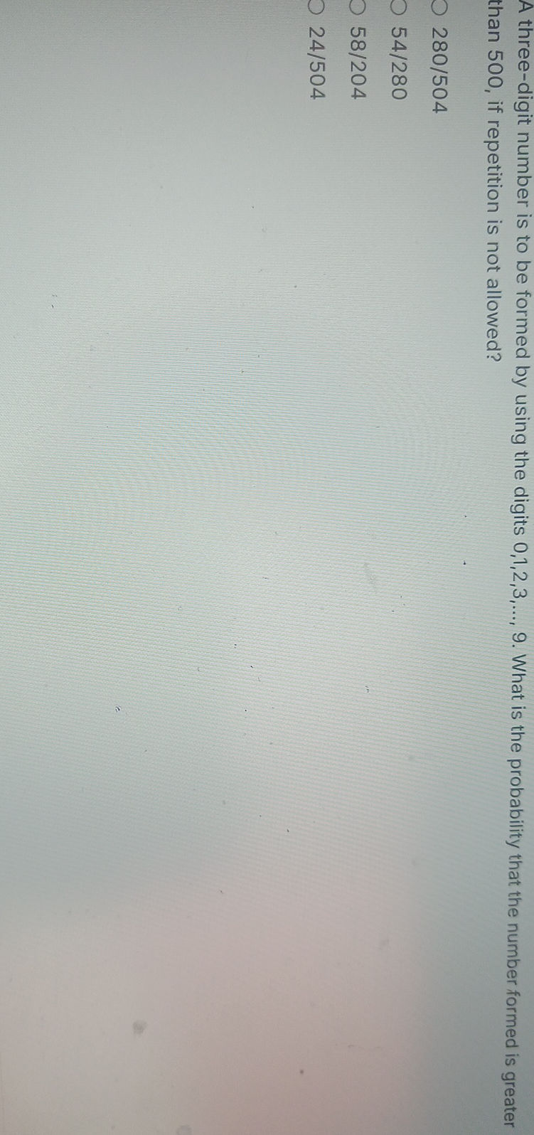 A three-digit number is to be formed by | StudyX