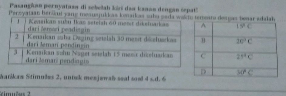 Pasangkan pernyataan di sebelah kiri dan | StudyX