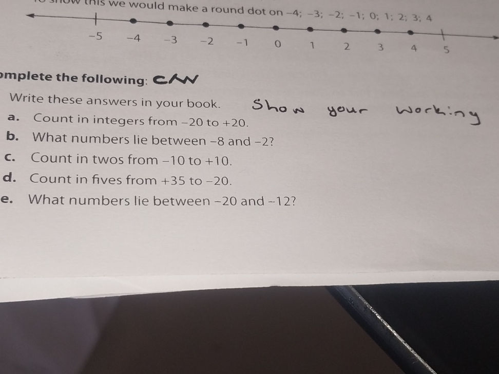 Complete the following: a. Count in | StudyX