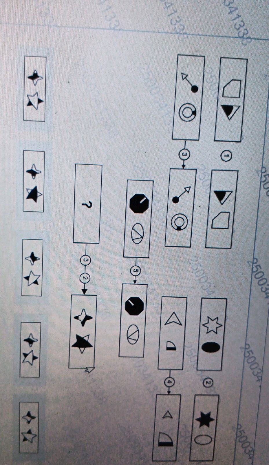 The image presents a sequence of visual | StudyX