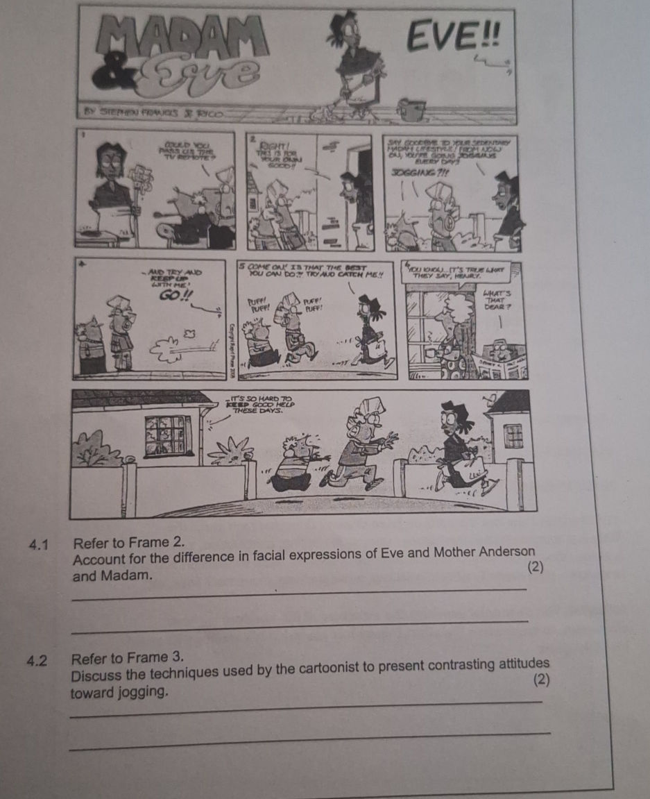 4.1 Refer to Frame 2. Account for the | StudyX