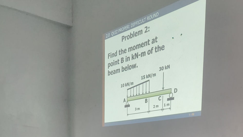 Problem 2: Find the moment at point B in | StudyX